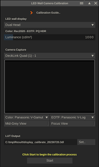 LED Wall Camera Calibration (BETA)