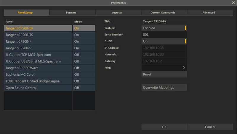Configure Control Surfaces for SCRATCH